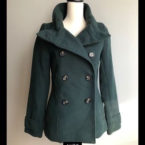 H&M | Jackets & Coats | Hm Forest Green Wool Jacket | Poshmark